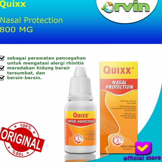 Jual Quixx Nasal Protection 800mg / Penyemprot Hidung / Nasal Spray ...