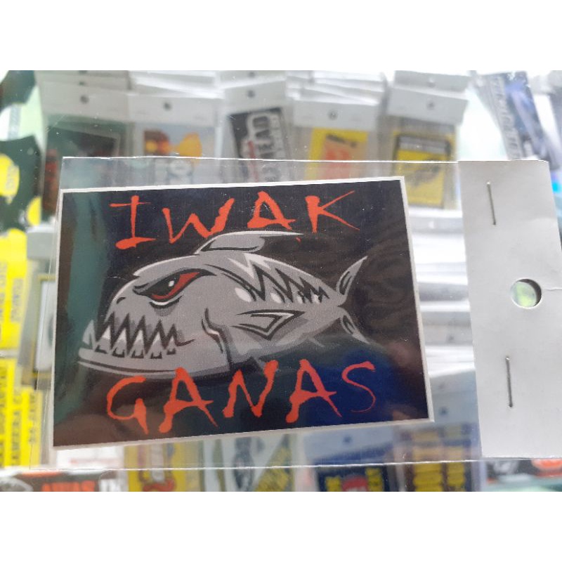 Jual Stiker iwak ganas,Sticker iwak galak stiker iwak galak sticker ...