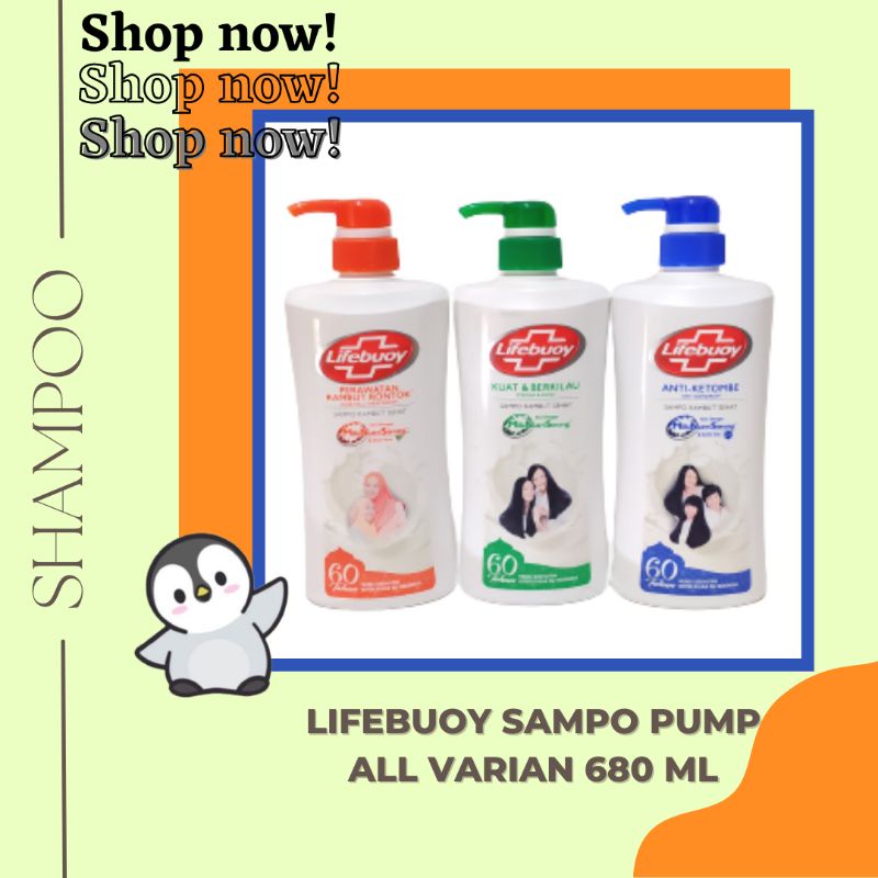 Jual Lifebuoy Shampoo Kuat & Berkilau, Anti Ketombe, Perawatan Rambut ...