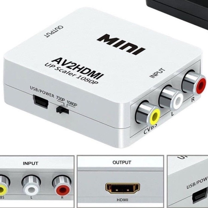 Jual HDMI Mini Converter/Adaptor/Cable STANDART FEMALE MINI (AV2HDMI ...