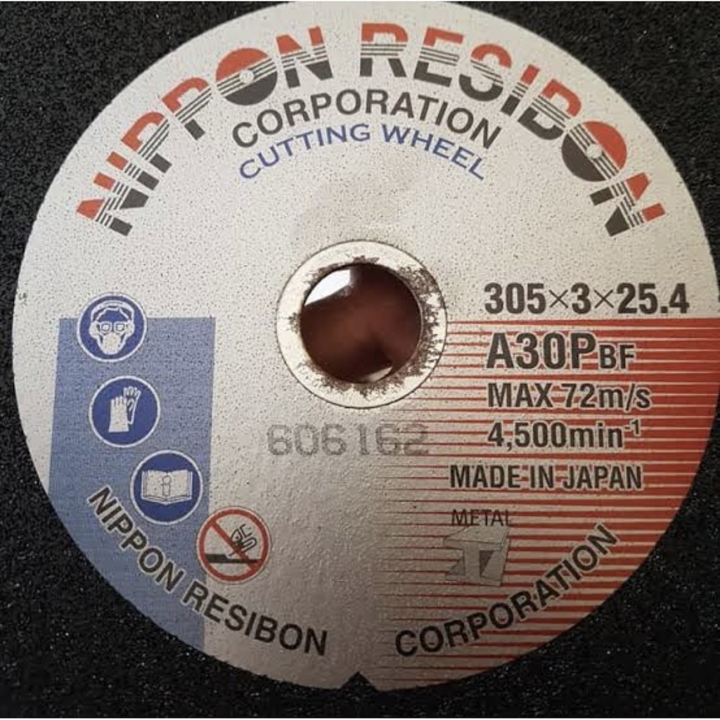 Jual CUTTING WHEEL 12” NIPPON RESIBON BATU GERINDA POTONG 305X3X25 INCH ...
