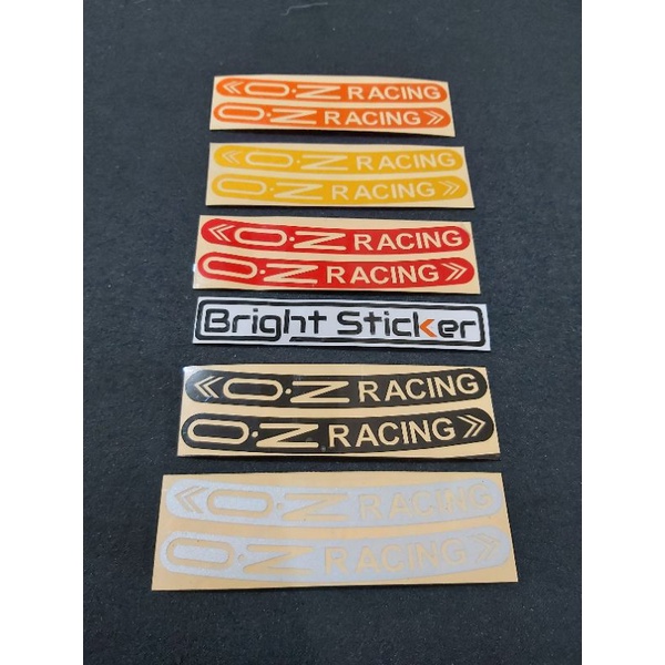 Jual STICKER VELG OZ RACING CUTTING | Shopee Indonesia
