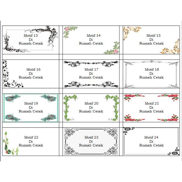 Jual Print/Cetak Label Undangan | Shopee Indonesia