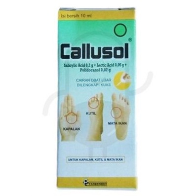Jual CALLUSOL LARUTAN 10 ML | Shopee Indonesia