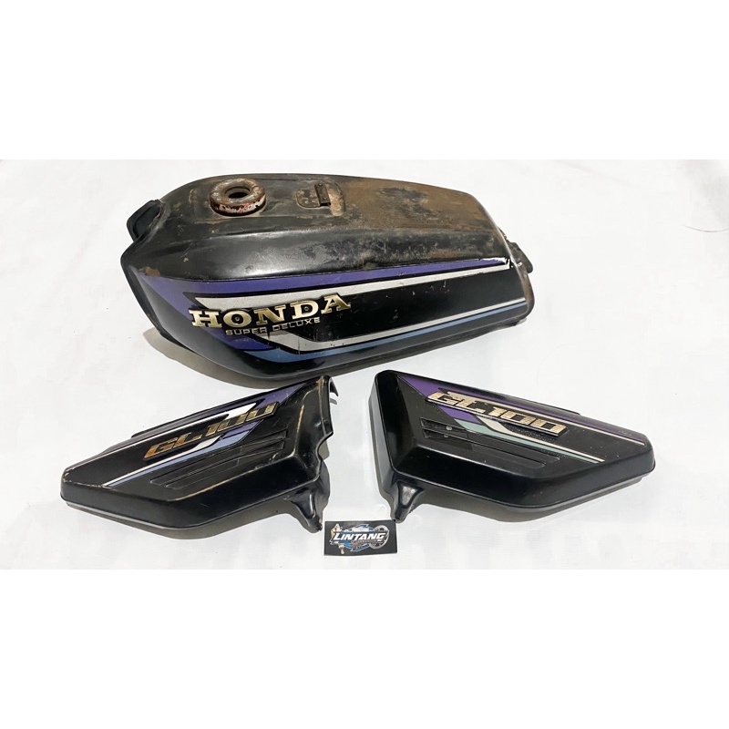 Jual tangki gl 100 original paint set tepong | Shopee Indonesia