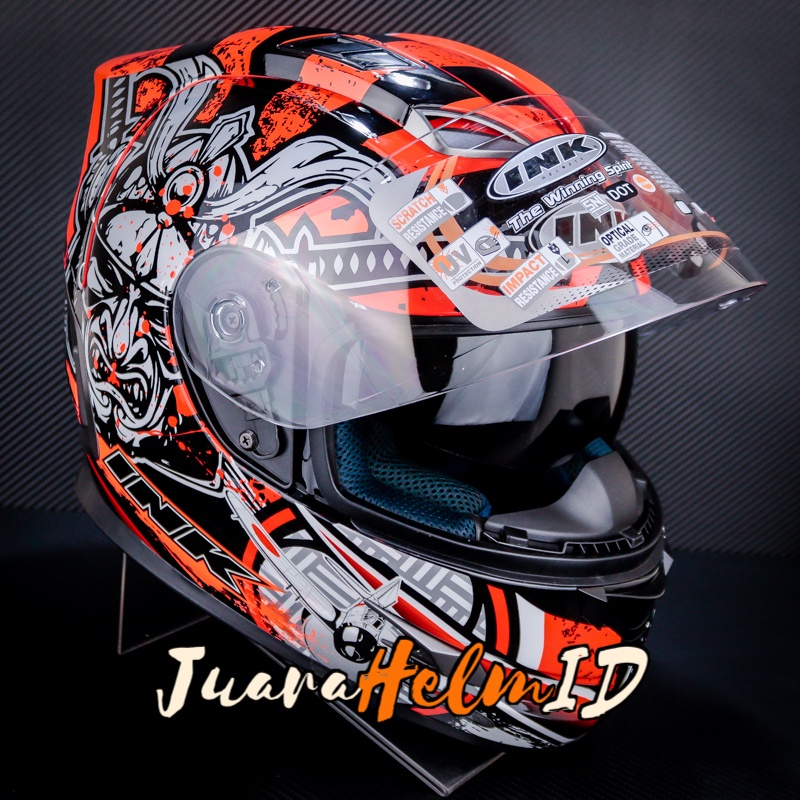 Jual INK HELM STEALTH / SAMURAI / DOUBLE VISOR | Shopee Indonesia