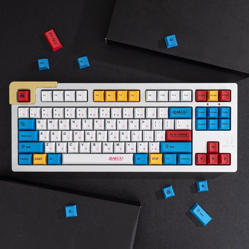 Jual Keycaps Gundam Japanese root PBT Cherry Profile keycap set ...