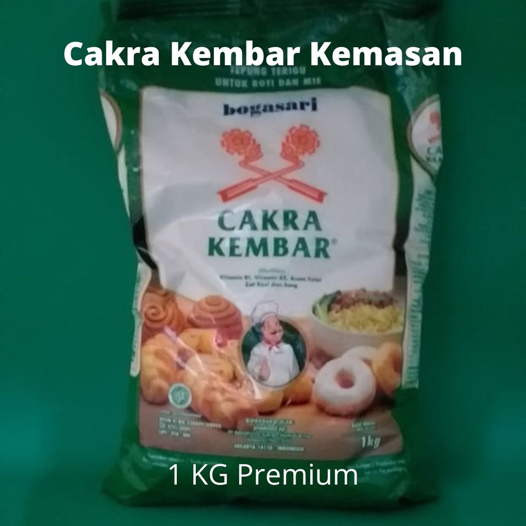 Jual Tepung Terigu Cakra Kembar Premium 1 kg | Shopee Indonesia