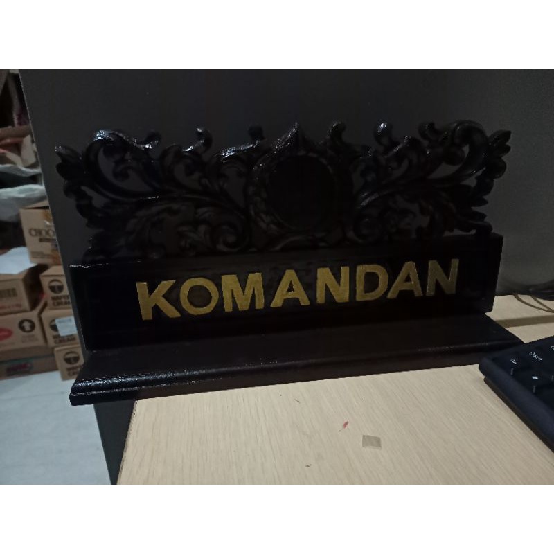 Jual nama meja kayu / papan kayu / tulisan kayu / custom nama | Shopee ...