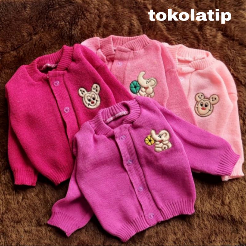Jual Sweater Rajut Bayi 0-6 Bulan | Jaket Rajut Newborn | Shopee Indonesia