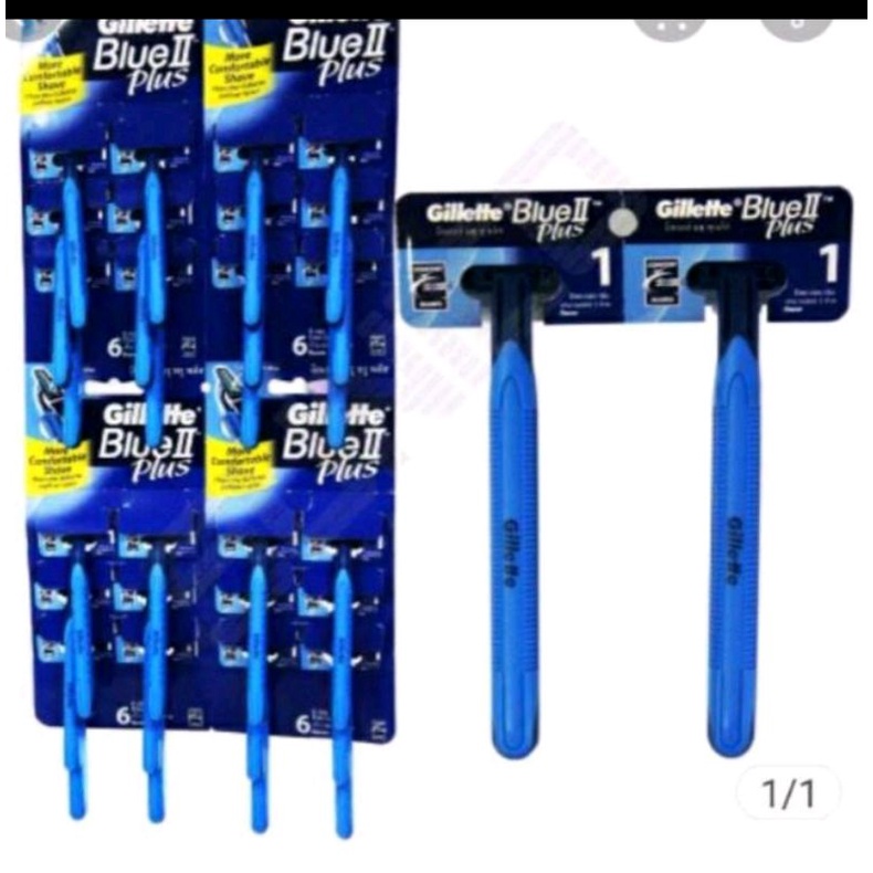 Jual Pisau cukur Gillette goal blue II razor 24 pcs | Shopee Indonesia