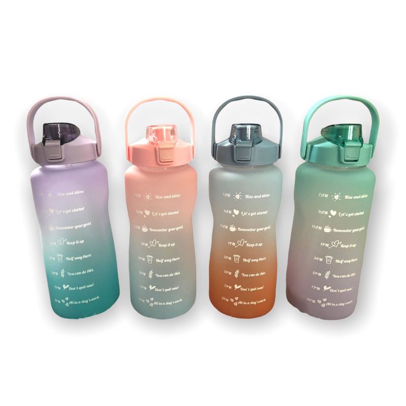 Jual Botol Air Minum Viral Kapasitas 2L Dengan Penutup Muter | Shopee ...