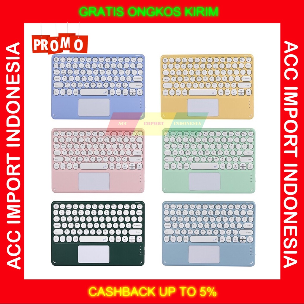 Jual Keyboard Bluetooth With Touchpad Retro Classic Ipad Tablet Samsung ...