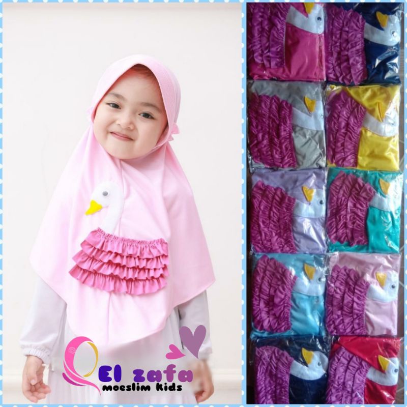 Jual Hijab Anak murah motif bebek | Shopee Indonesia