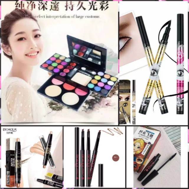 Jual Paket kosmetik 5 produk set ADS makeup | Shopee Indonesia
