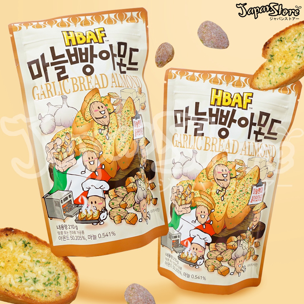 Jual HBAF Tom's Farm Garlic Bread with Honey Butter Almond 210g | Shopee Indonesia