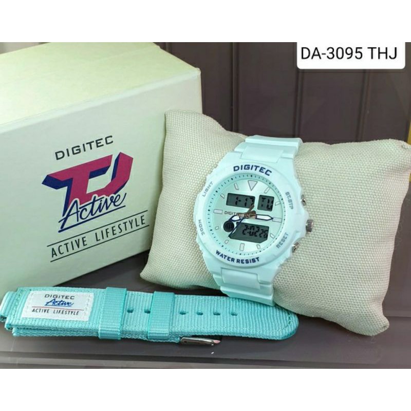 Jual Jam Tangan Digitec DG 3095 free tali Original | Shopee Indonesia