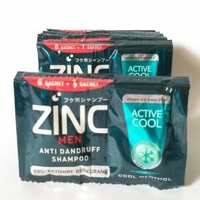 Jual ZINC SHAMPOO 1 SACHET 10 ML ISI 2 PCS ACTIVE COOL FRESH ANTI ...
