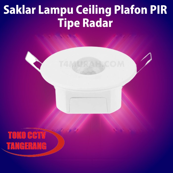 Jual Saklar Lampu Ceiling Plafon Pir Sensor Gerak Tipe Radar | Shopee ...