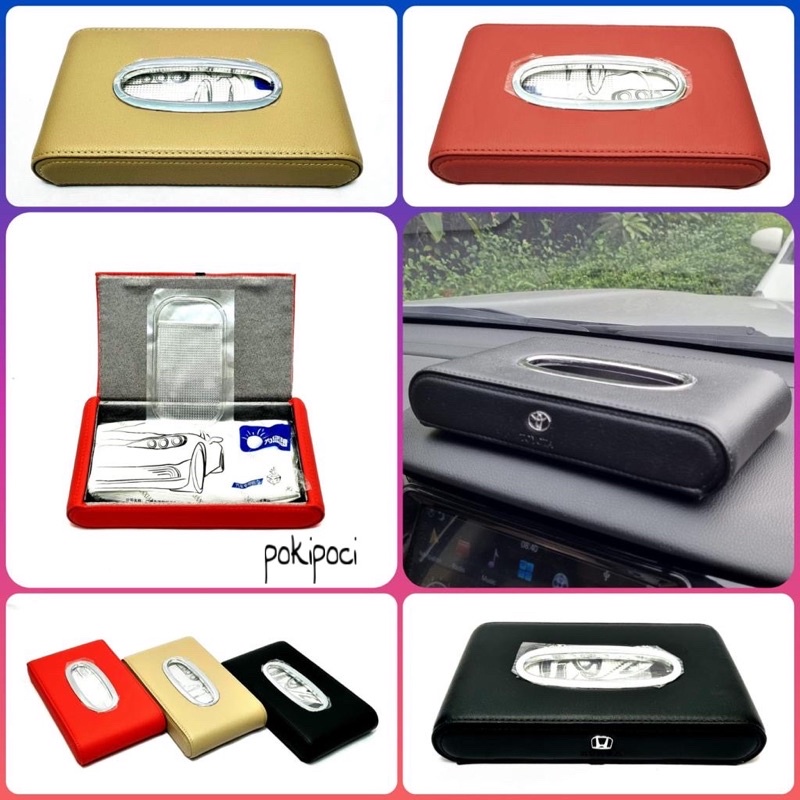 Jual Kotak Tempat Tisu Dashboard Mobil / Tissue Box Anti Slip Mewah ...