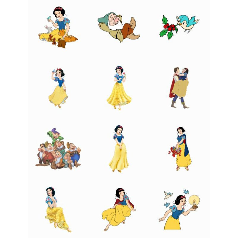 Jual STIKER DISNEY SNOW WHITE 35 PCS | Shopee Indonesia