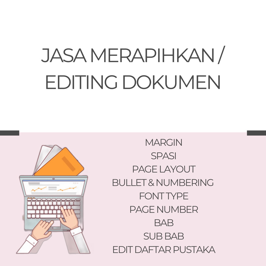 Jual Jasa Merapihkan / Editing Dokumen | Shopee Indonesia