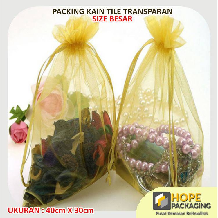 Jual [ 5 PCS ] Packing Kain Tile Transparan Bungkus Souvenir Kain Tile ...