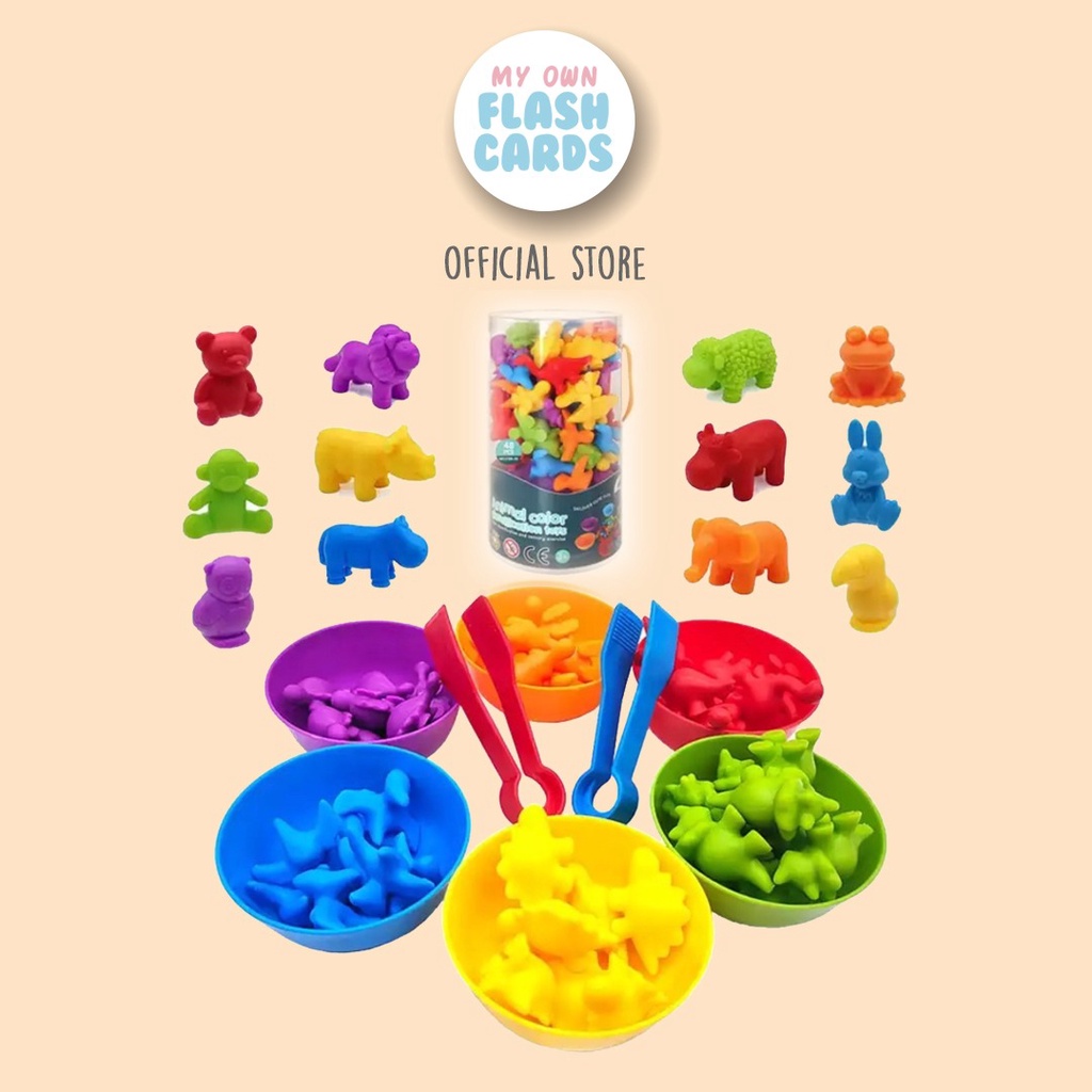 Jual Classification Toy with FREE Sorting Bowl (TABUNG) and 2 Tweezers ...