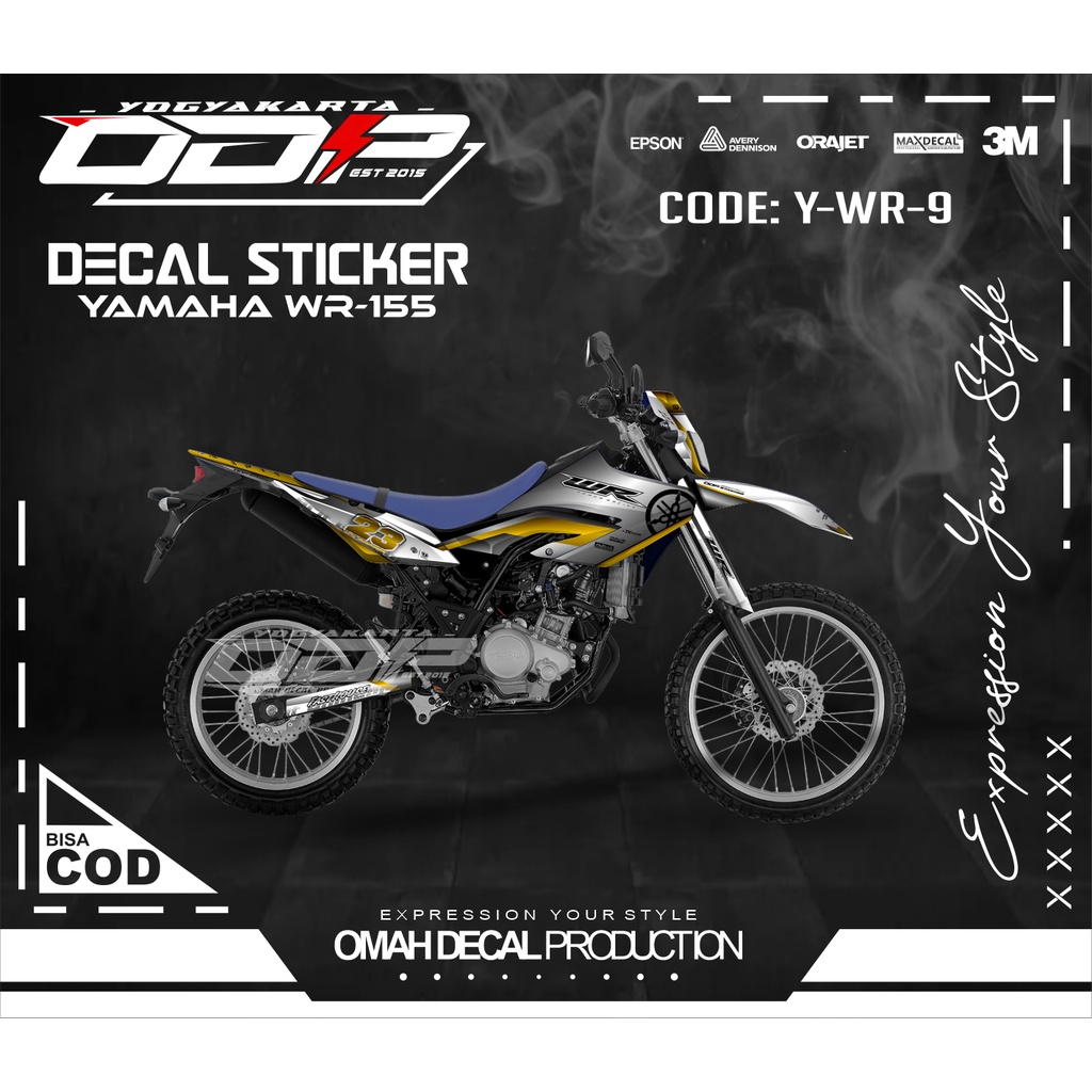 Jual DECAL STICKER WR 155 FULL BODY DECAL MOTOR KEKEINIAN DECAL MOTOR ...