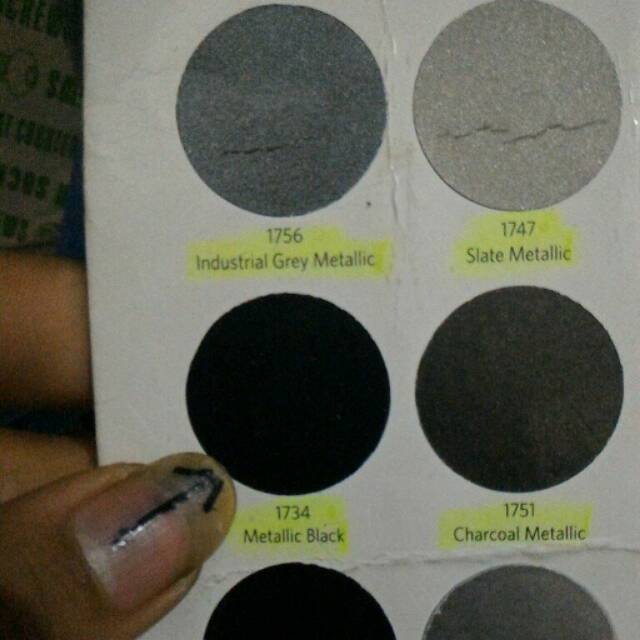 Jual Pylox pilox hitam metalik metallic black 1734 cat spray cat ...