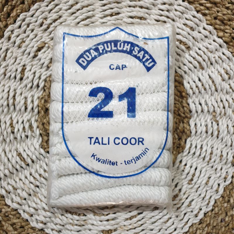 Jual (GROSIR) Tali Koor / Tali Pramuka / Tali Tambang Putih 10pcs ...