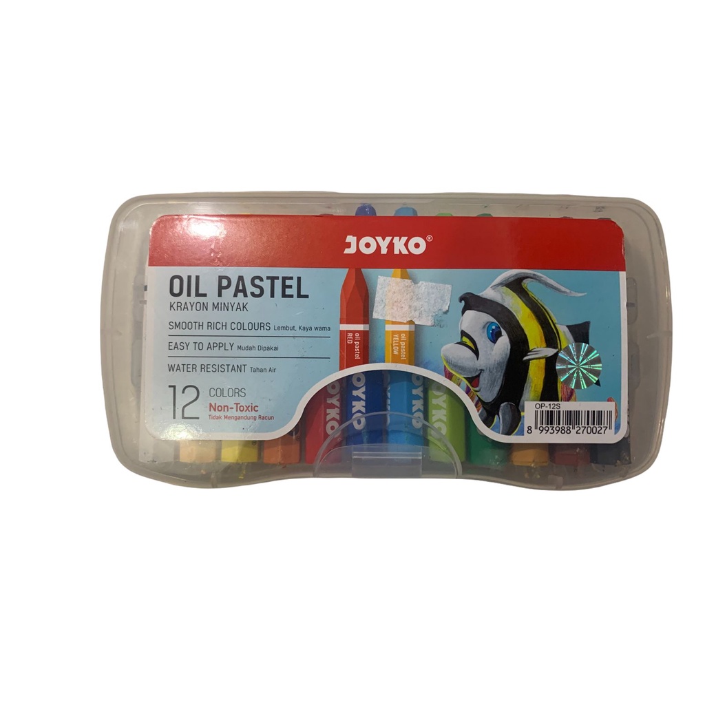 Jual crayon joyko oil pastle/krayon minyak 12 warna | Shopee Indonesia