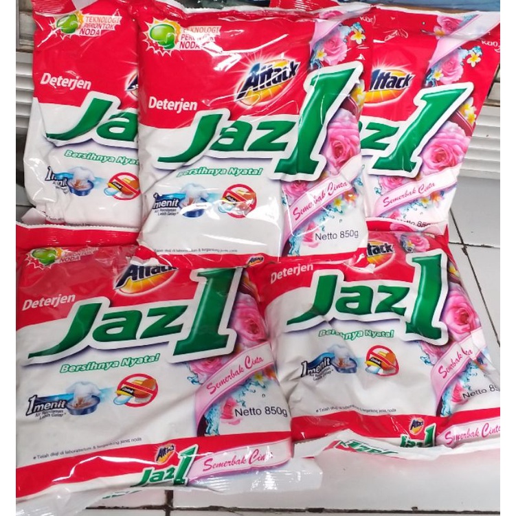 Jual Attack Jaz 1 bubuk 850-800 gram/ Jaz 1 detergen/ jaz 1 bubuk sabun ...