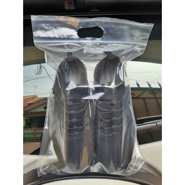 Jual plastik Sepatu / plastik Klip Sepatu Sablon dan Polos Berat 1000 ...