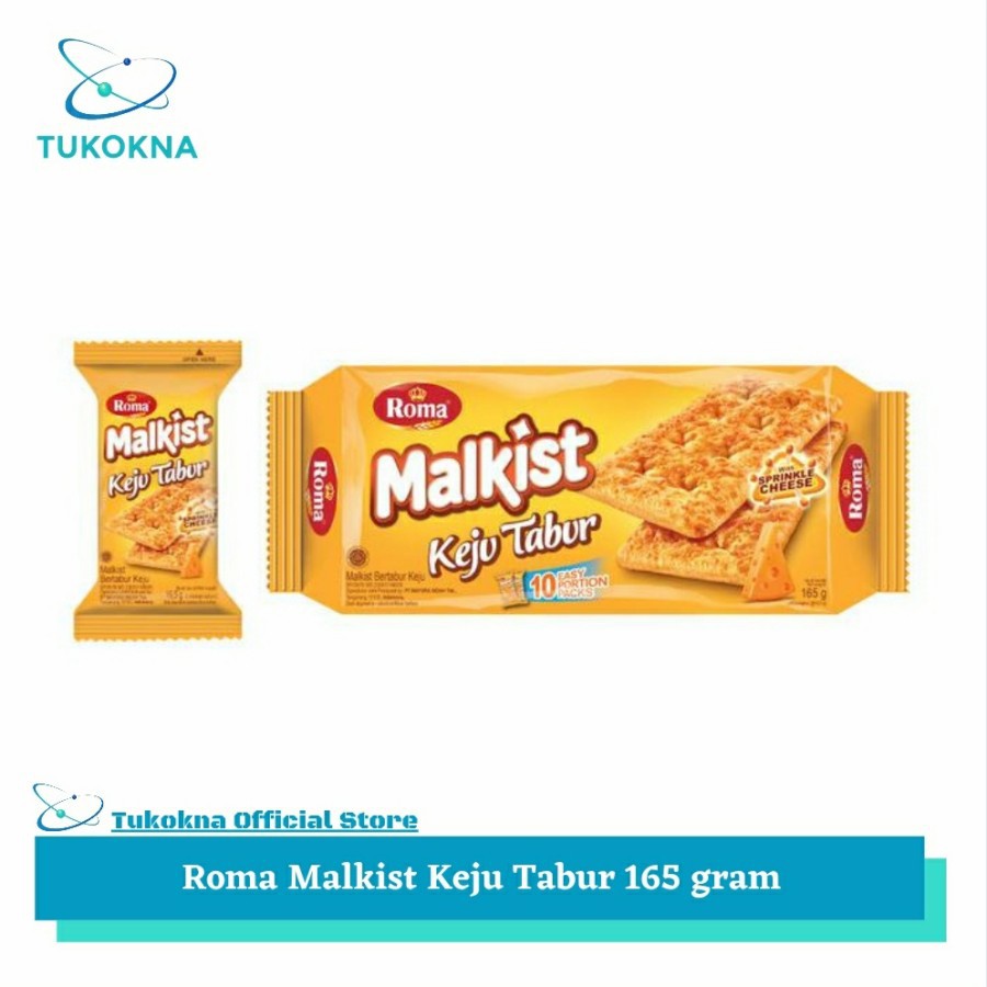 Jual Roma Malkist Keju Tabur 165 gram | Shopee Indonesia