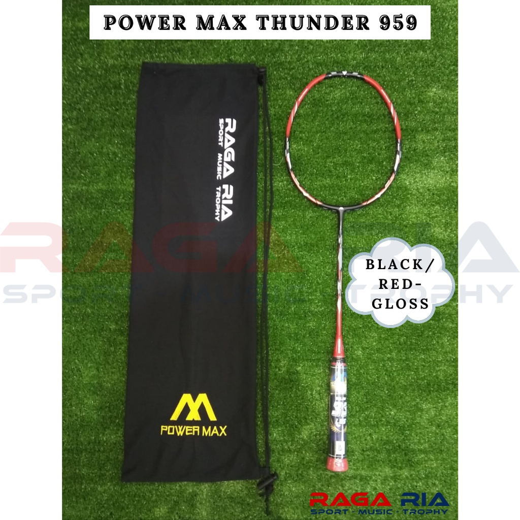 Jual Raket Badminton POWER MAX THUNDER 959 | Shopee Indonesia
