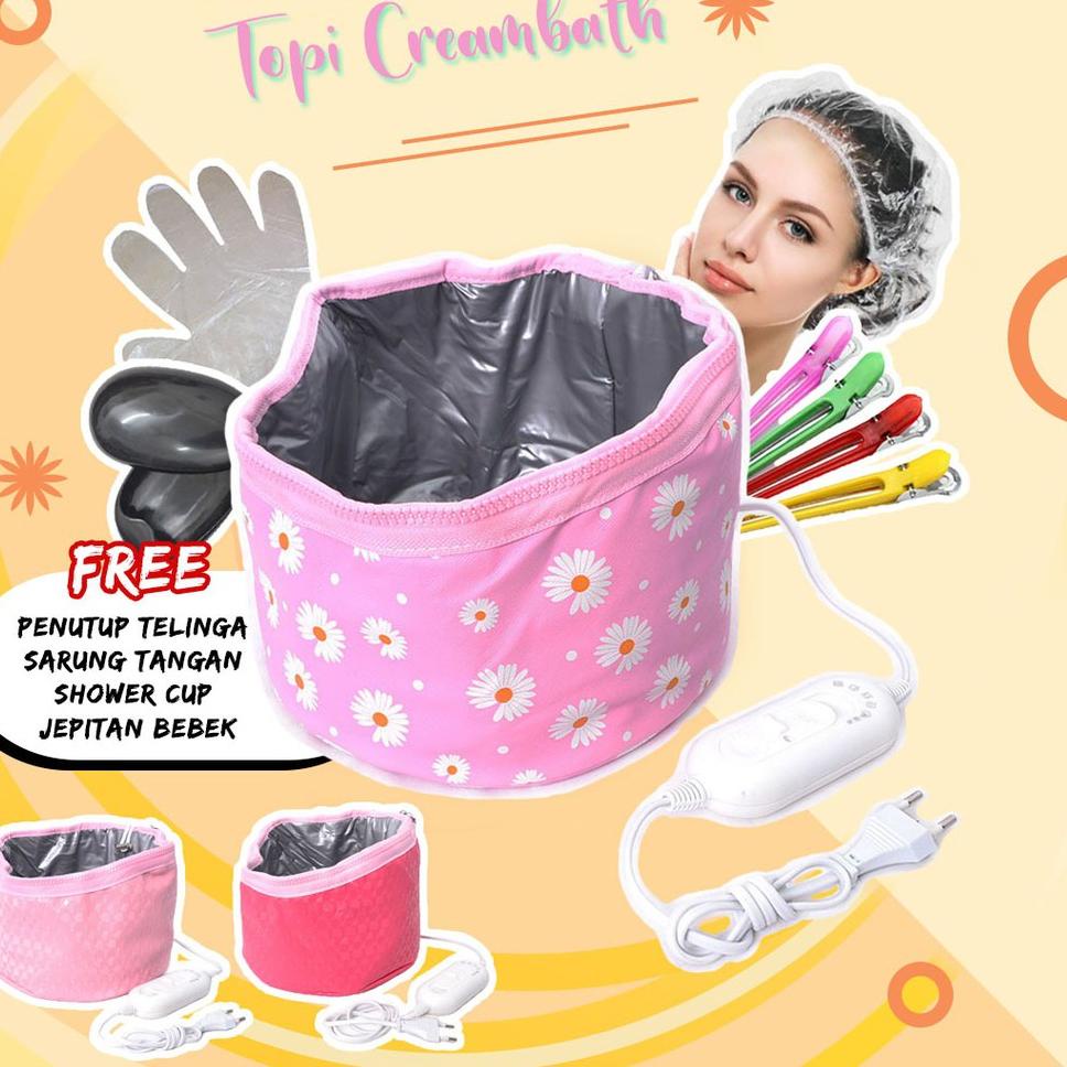 Jual Cap Penutup Kepala Steam Rambut -Hot Steamer SPA Rambut Thermal ...
