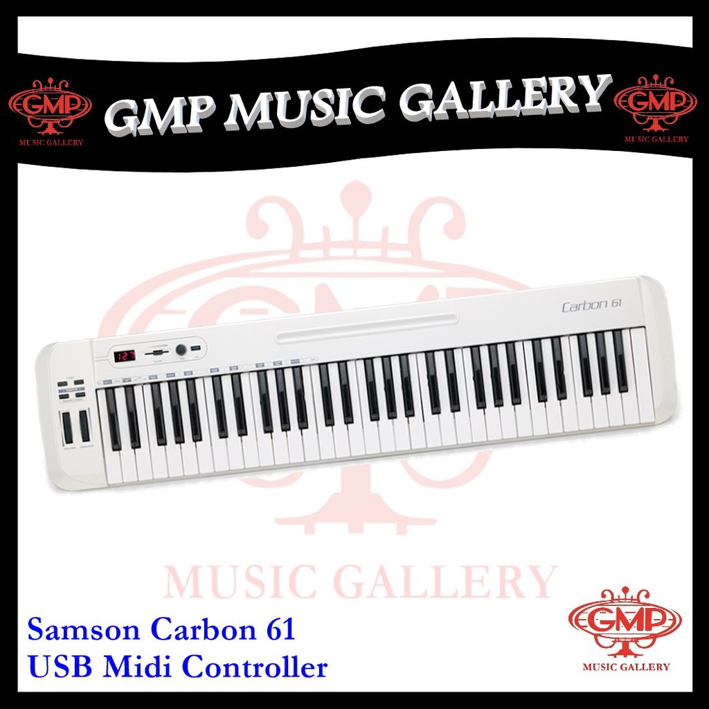 Jual Samson Carbon 61 - USB MIDI Controller / MIDI Controller Keyboard ...