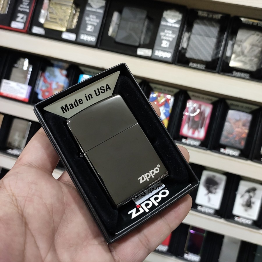 Jual ZIPPO LIGHTER MANCIS KOREK API ZIPPO ORIGINAL EBONY ZL | Shopee Indonesia