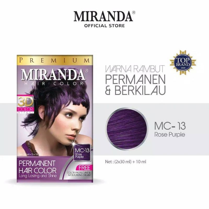 Jual MIRANDA HAIR COLOR || PIRANG RAMBUT MIRANDA || PEWARNA RAMBUT ...