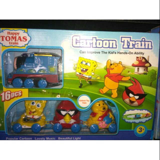 Jual Thomas train cartoon/kereta kartun/kereta thomas and friends/kereta mainan | Shopee Indonesia
