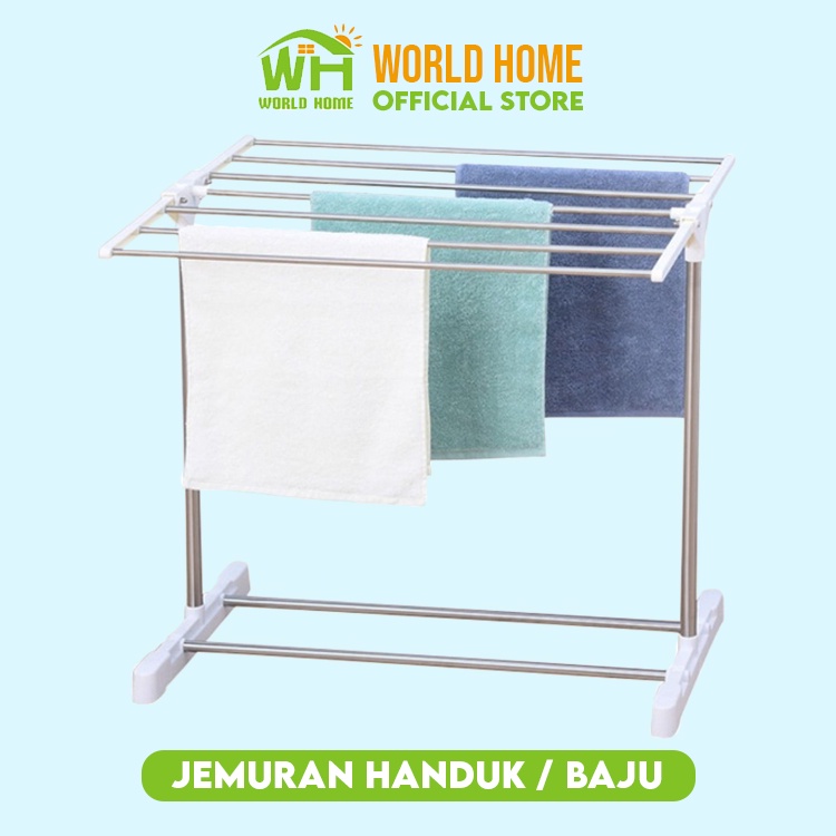Jual Rak Jemuran Handuk Stainlees Gantungan Handuk Serbaguna Jemuran ...