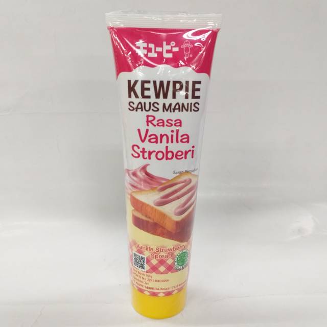 Jual Kewpie Selai Manis Vanilla Strawberry 150gr | Shopee Indonesia