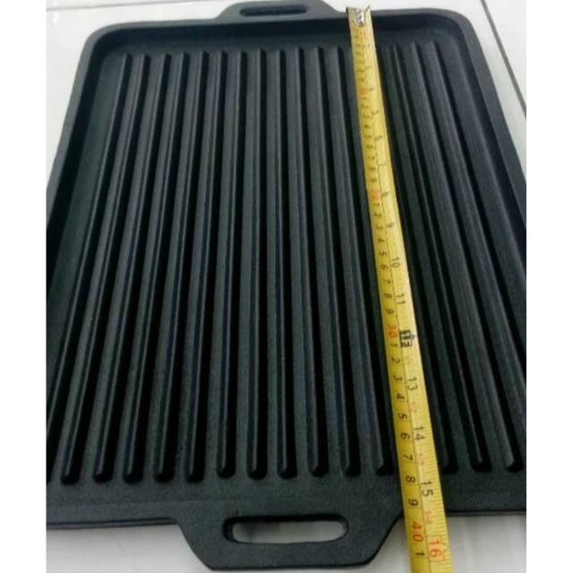Jual Grill Pan Cast Iron Besar Ori Japan - Alat Panggang Pemanggang BBQ ...