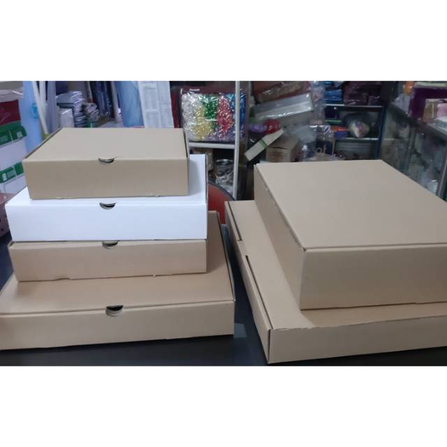 Jual NEW DUS BOX POLOS isi 5 pcs | Shopee Indonesia
