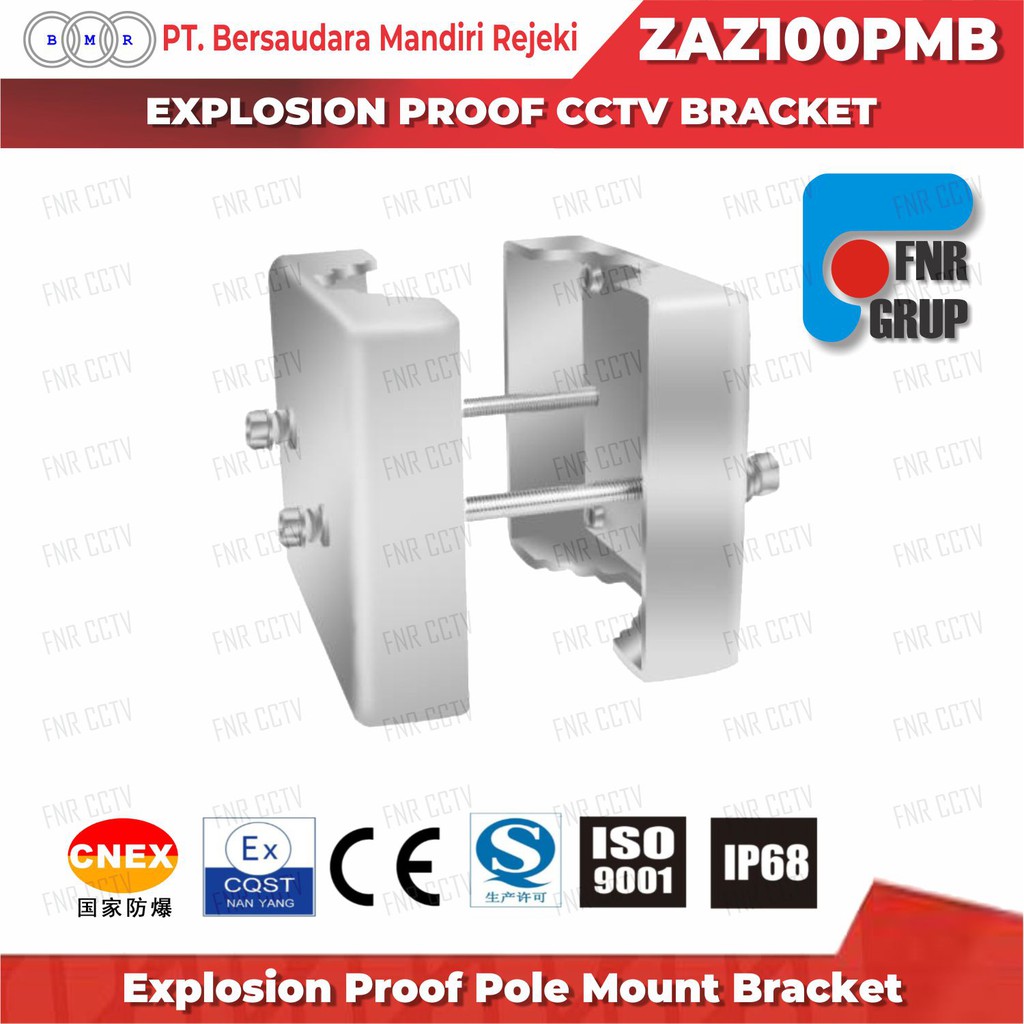 Jual Explosion Proof Pole Mount CCTV Bracket ZAZ100PMB | Shopee Indonesia