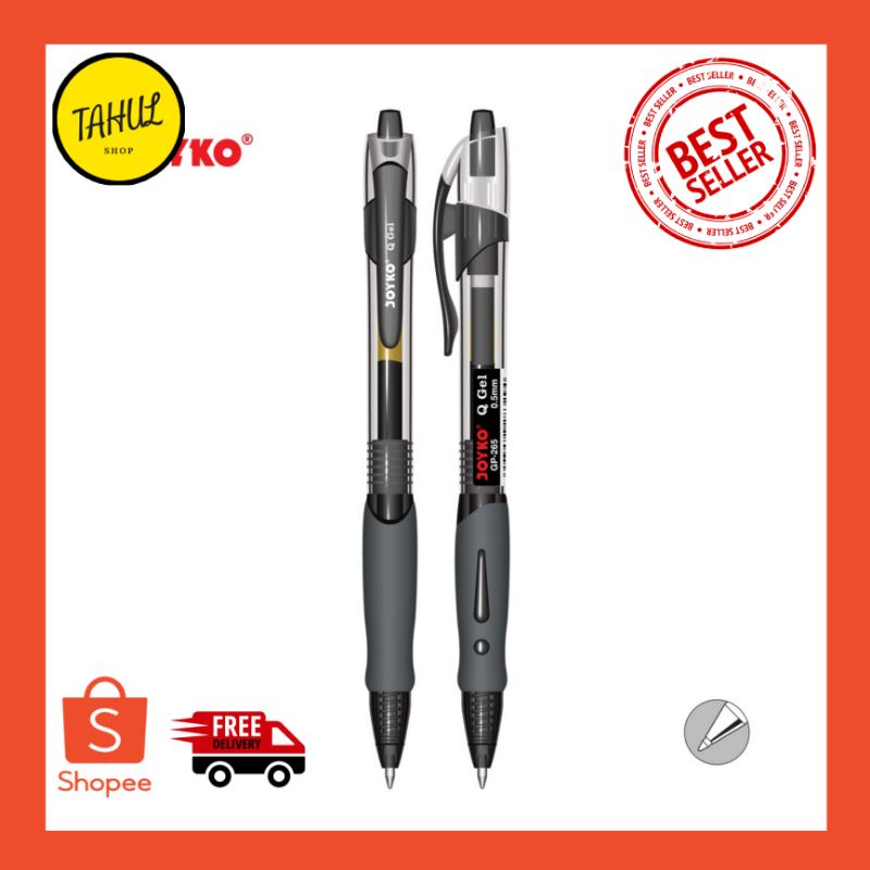 Jual Gel Pen Pulpen Pena Joyko GP-265 Q Gel 0.5 mm | Shopee Indonesia