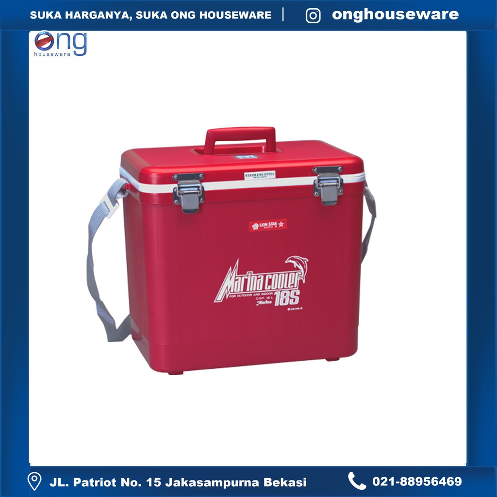 Jual Ong Houseware - Marina Cool Box Cooler Box Kotak Box Es 18S Lion ...