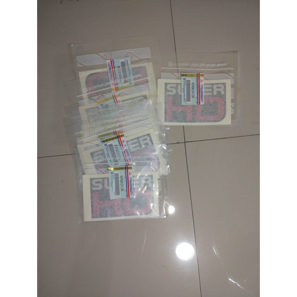 Jual stiker/Sticker SUPER HD Canter Genuine Original Asli | Shopee ...