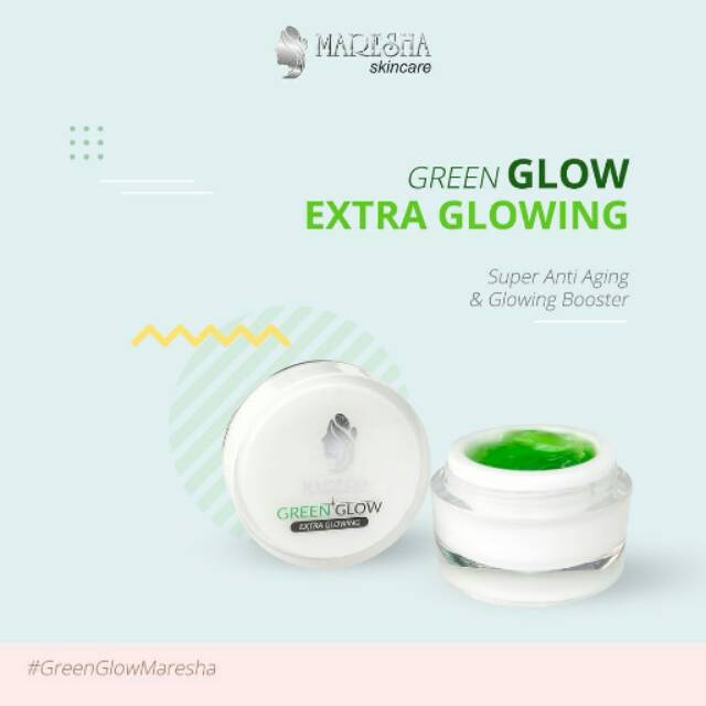 Jual Green glow extra glowing by Maresha skincare | Shopee Indonesia